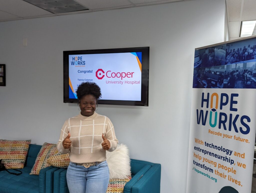Tianna Begins Her Journey at Cooper Hospital! - Hopeworks
