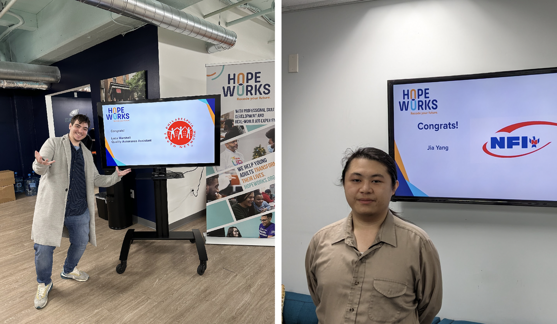 Luca and Yang Begin Exciting New Chapters! - Hopeworks