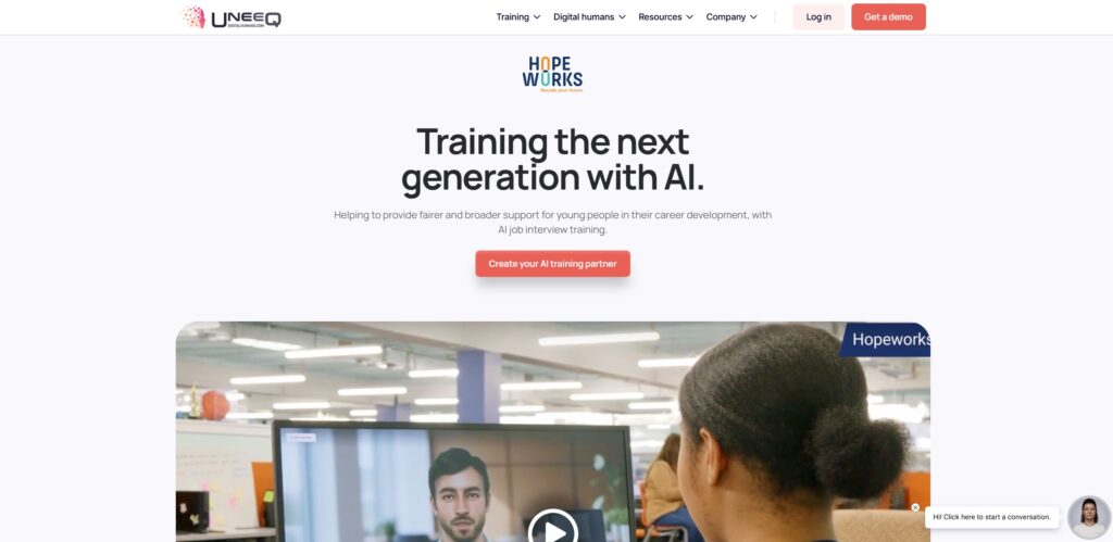 Training the next generation with AI. - Hopeworks